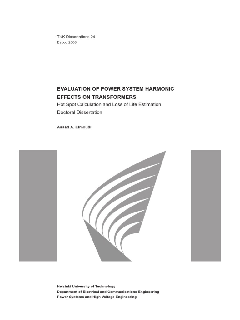 Transformer Thesis Pdf Transformer Finite Element Method