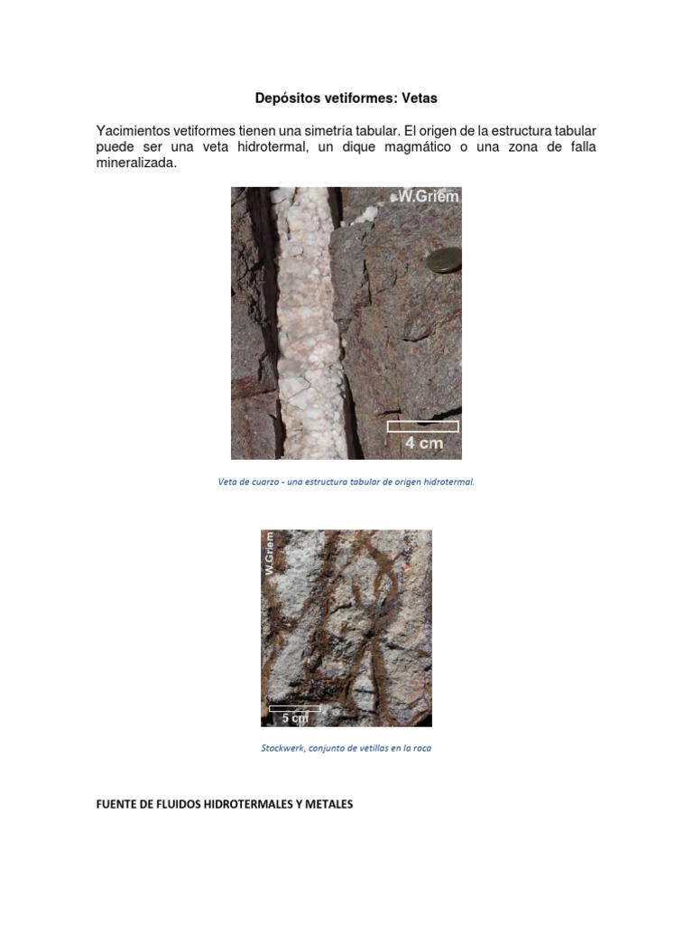 7 Yacimientos | PDF | Magma | Roca (geología)