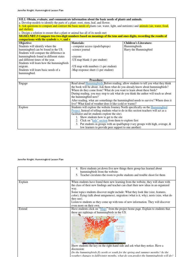 Knight 5e Lesson Plan2 | PDF | Differentiated Instruction | Lesson Plan