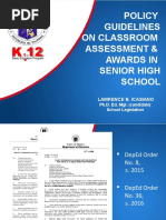 SHS K 12 Grading System | PDF | Learning | Science, Technology ...