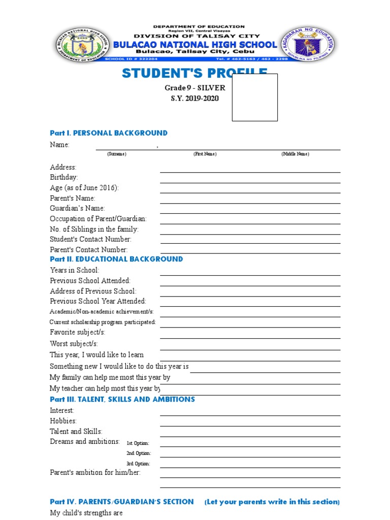 Anecdotal Record and Students Profile | PDF | Teachers | Classroom