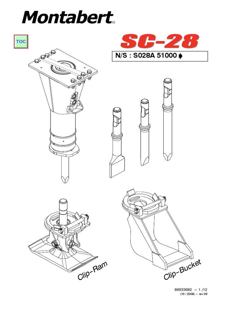 Montabert SC 28 Parts Catalog 2008 | PDF