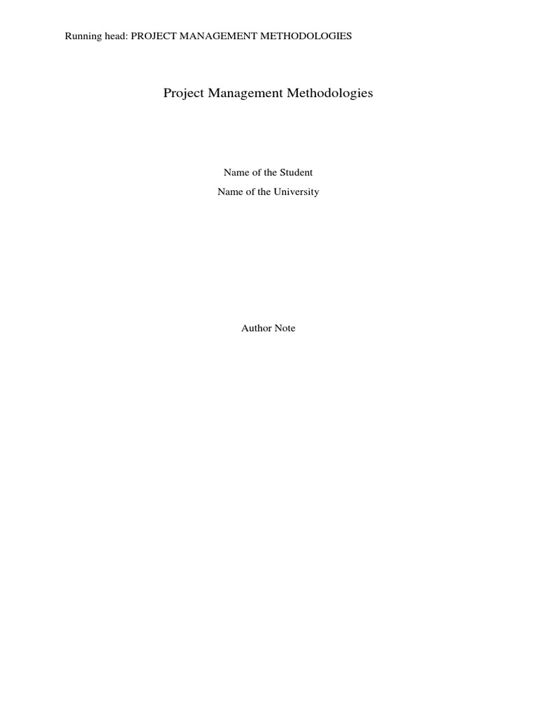 Project Management Methodologies Guide | PDF | Software Development Process | Agile Software ...