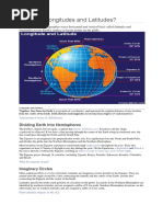 What Is Longitude and Latitude - BBC Bitesize | PDF | Equator | Latitude