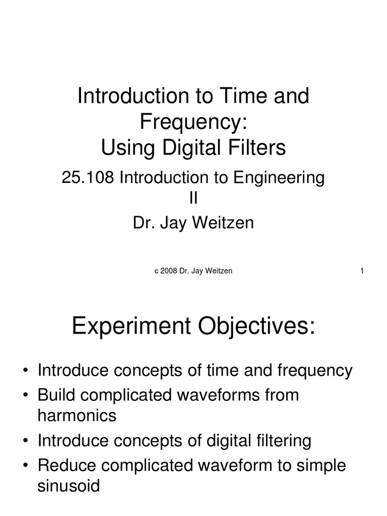 25108 Digital Filter Design Using Fdatool Pdf Sine Wave Fourier Transform 