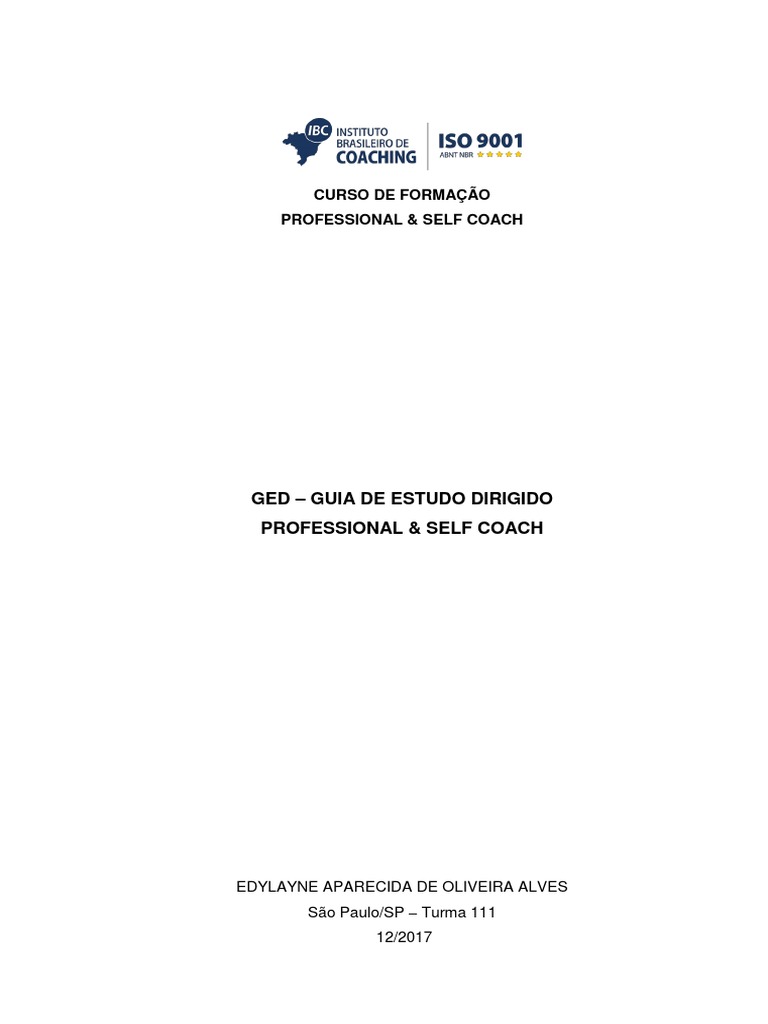 Ged - Guia de Estudo Dirigido Ibc | PDF | Aprendizado | Conceitos psicológicos