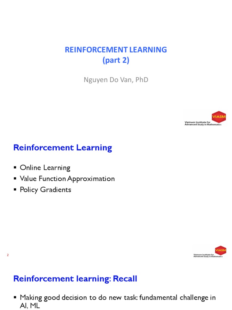 Advanced Reinforcement Learning | PDF | Mathematical Optimization | Applied Mathematics