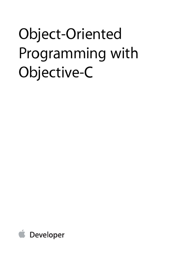 Object Oriented Programming With Objective C Pdf Inheritance Object Oriented Programming
