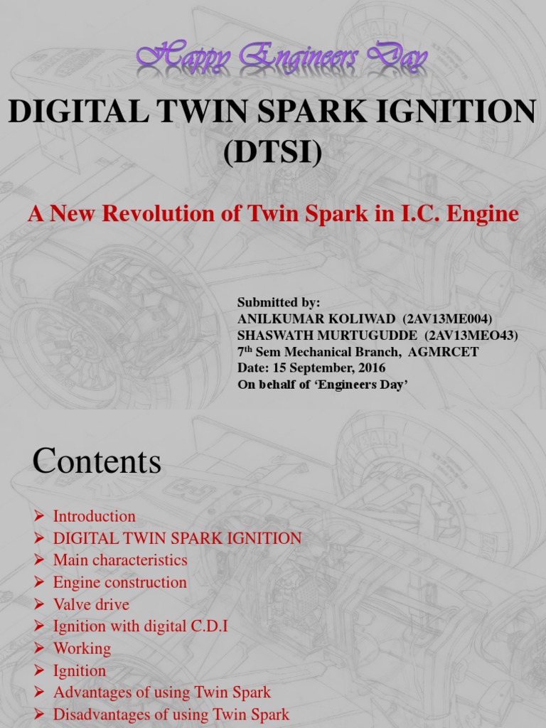 Digital Twin Spark Ignition (Dtsi) | PDF | Internal Combustion Engine ...