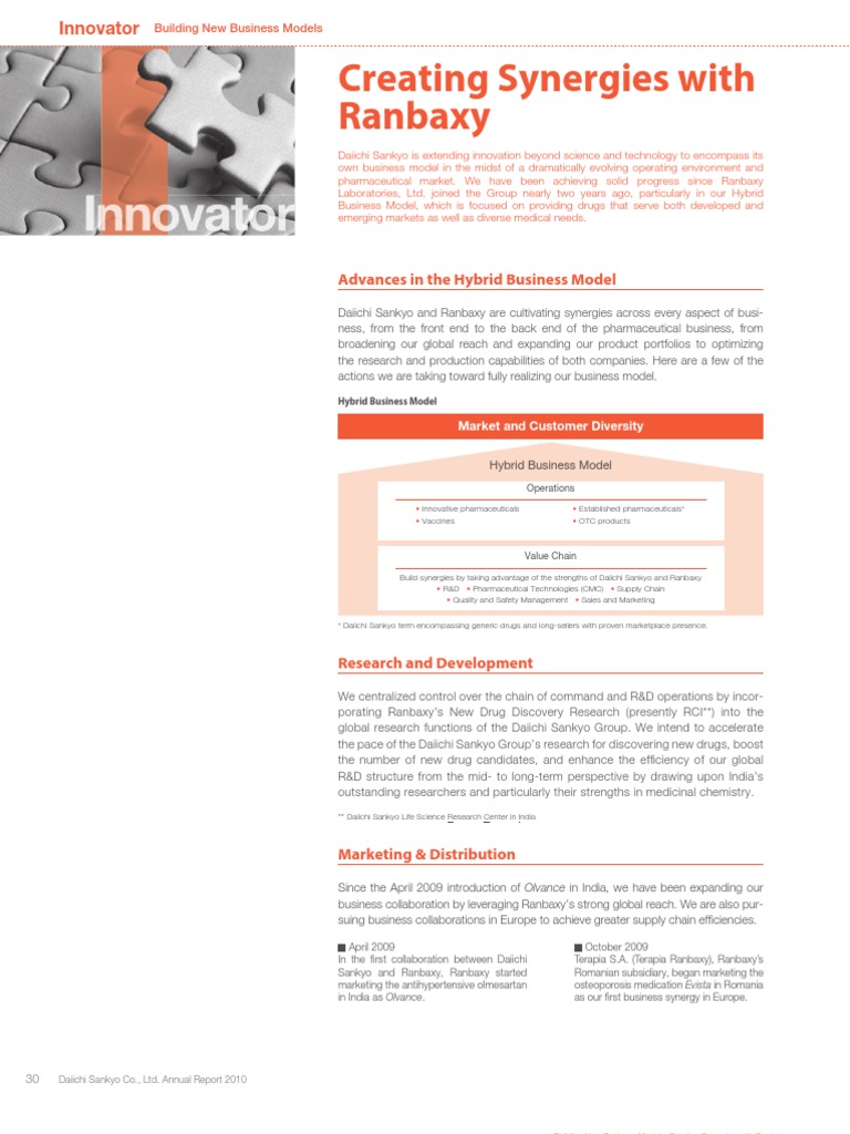 Creating Synergies | PDF | Food And Drug Administration | Research And ...