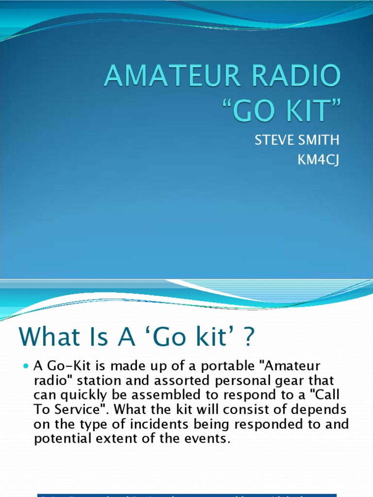 Amateur Radio "Go Kit" | PDF | Radio | Usb