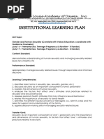 TLE Learning Plan | PDF | Housekeeping | Cognition