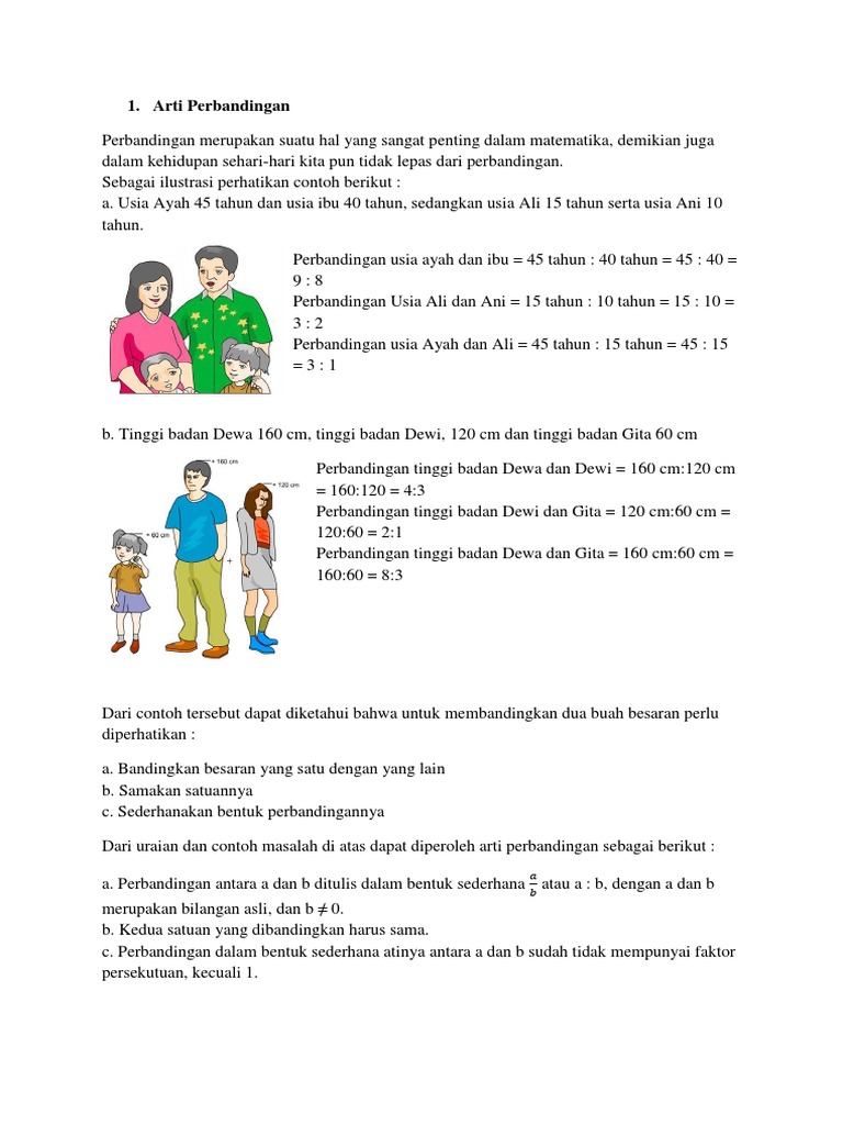 Materi Perbandingan | PDF