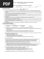 1st Quarter Exam EsP 9 | PDF