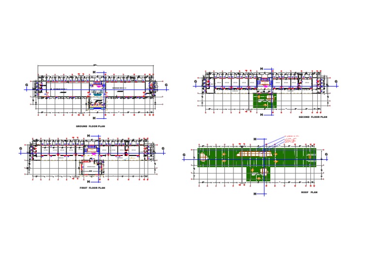 Admin Block-Floors Plans | PDF