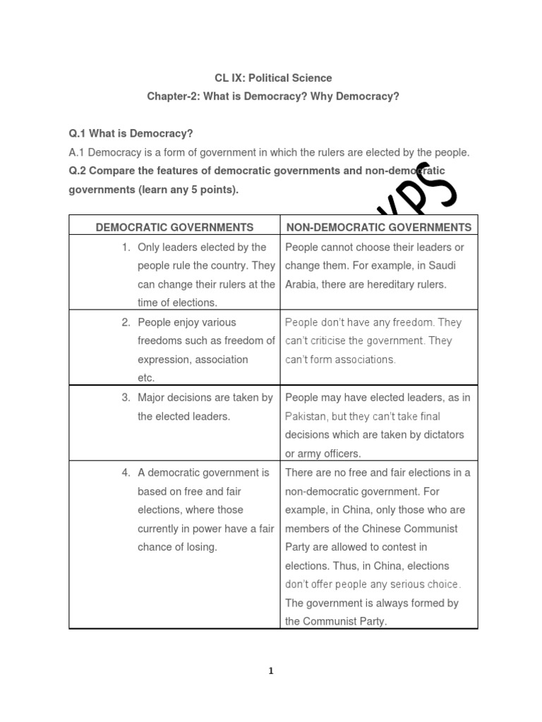 Democracy | PDF | Democracy | Political Ideologies