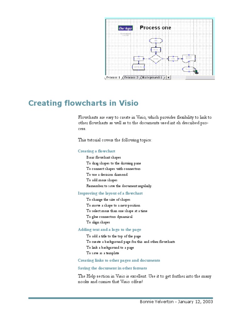 Using Visio PDF | PDF | Hyperlink | Web Page