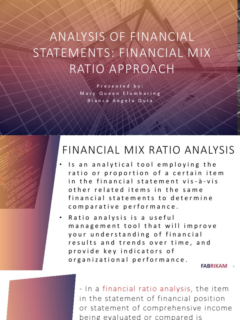 Financial Mix Ratio Analysis Guide | PDF | Leverage (Finance) | Equity ...