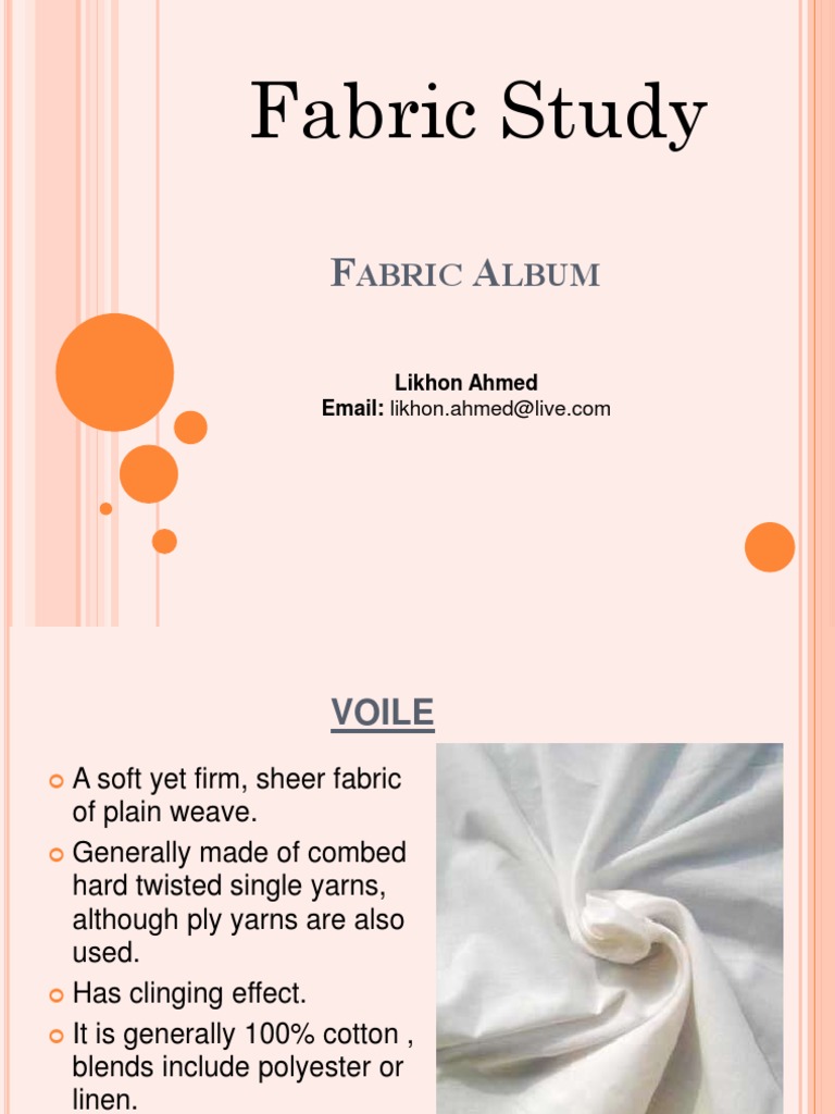 Fabric Study: Abric Lbum | PDF | Knitting | Textiles