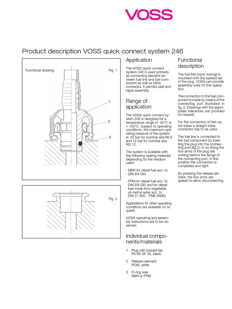Product Description Quick Connect System 246 | PDF | Electrical ...