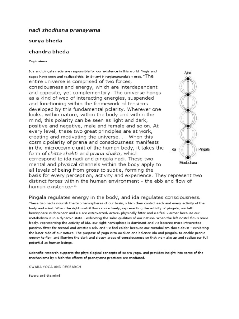 Yoga Research Foundation | PDF | Prana | Breathing