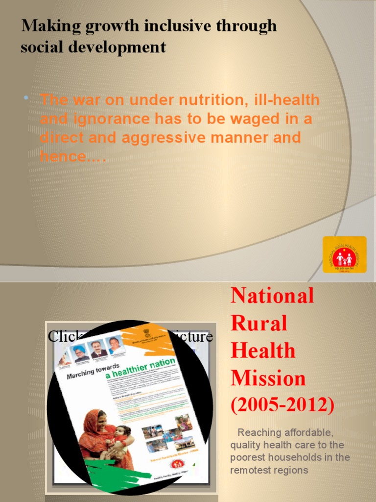 National Rural Health Mission Overview | PDF | Government Of India ...