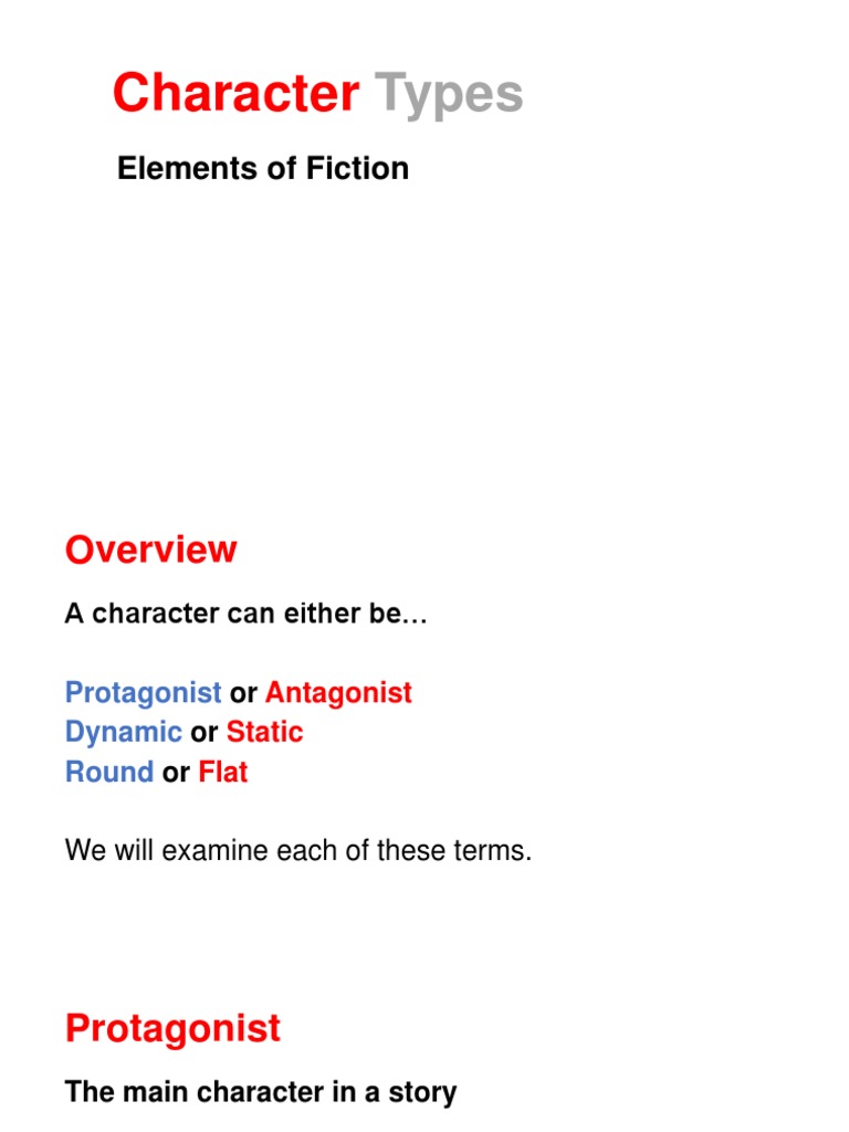 Fiction Character Analysis Guide | PDF | General Fiction