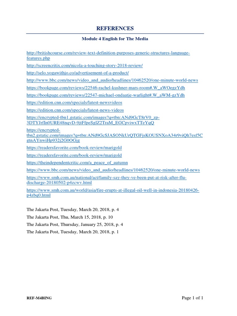 Media Module References | PDF