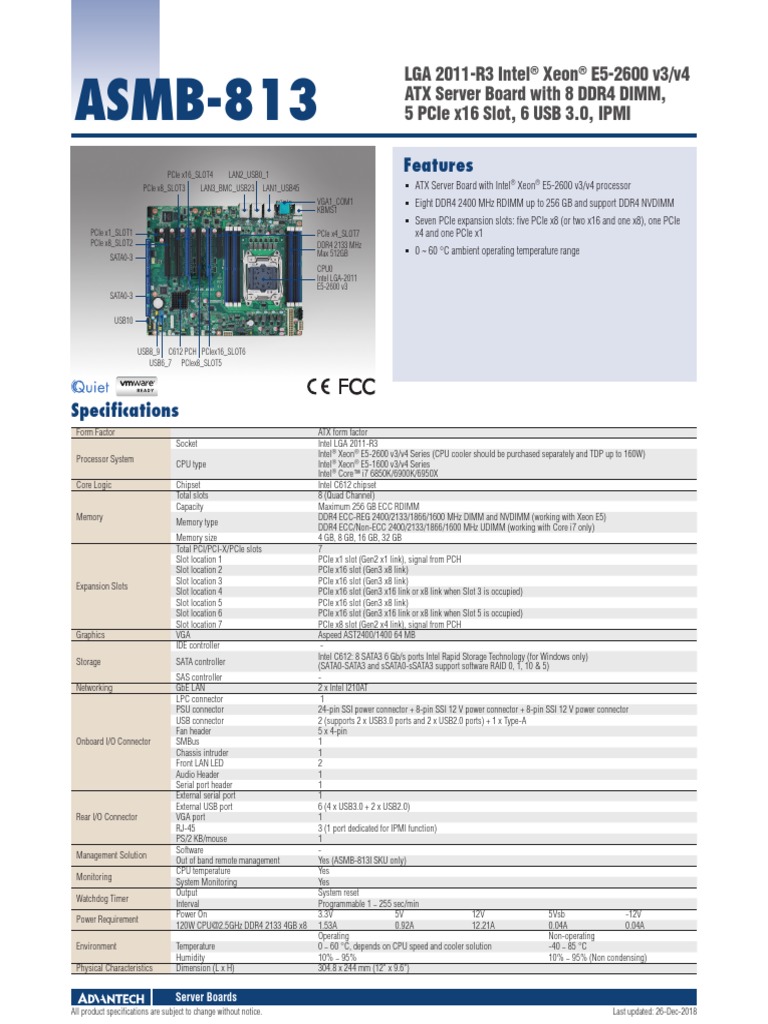 Industrial Motherboard Server | PDF | Digital Electronics | Computer ...