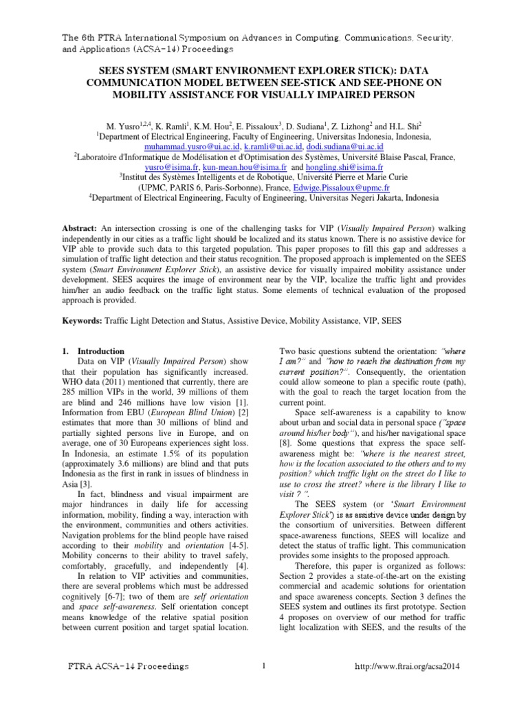 B.14. SEES - Korea | PDF | Visual Impairment | Network Socket