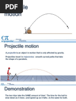 Projectile Motion | PDF | Velocity | Projectiles