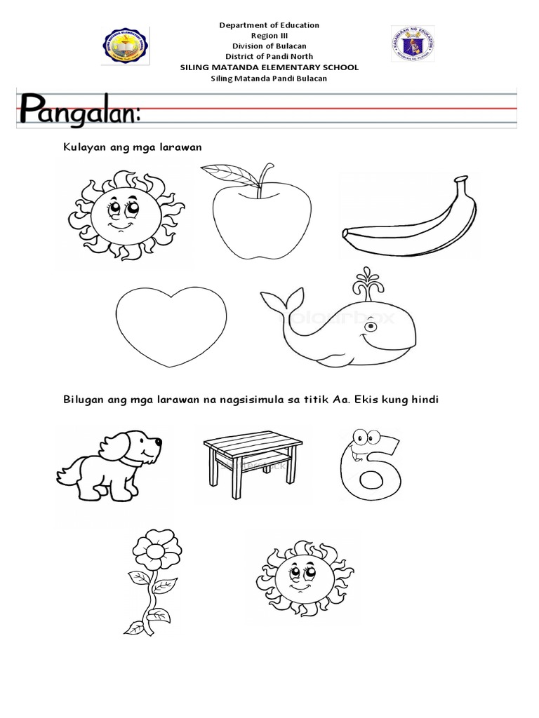 Activity Yellow Red Blue 1 2 3 Aa | PDF