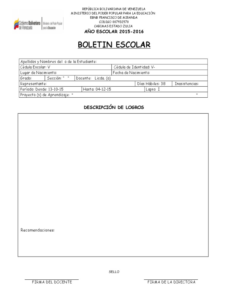 Formato de Boletas Sin Llenar | Control de acceso | Venezuela