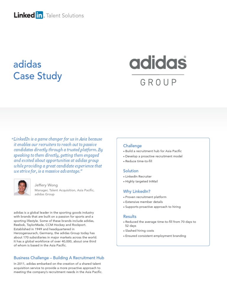 Linkedin Adidas Case Study Us en 130621 | PDF | Recruitment | Employment