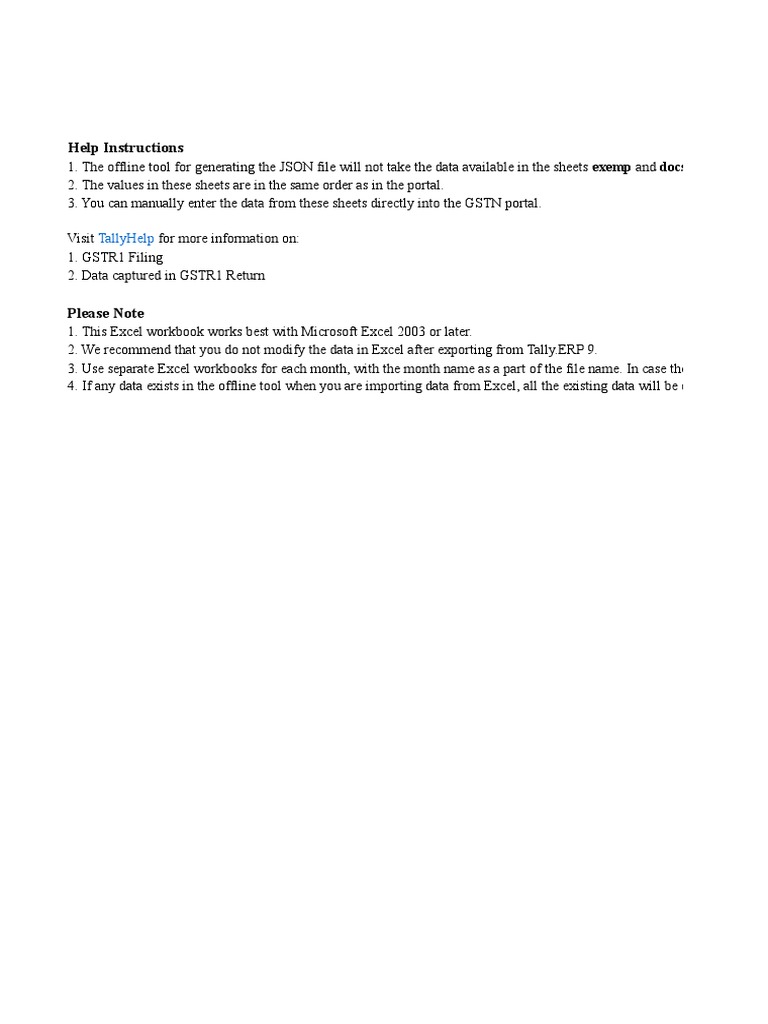 GSTR1 Filing Guide and Data Management | PDF | Invoice | Receipt