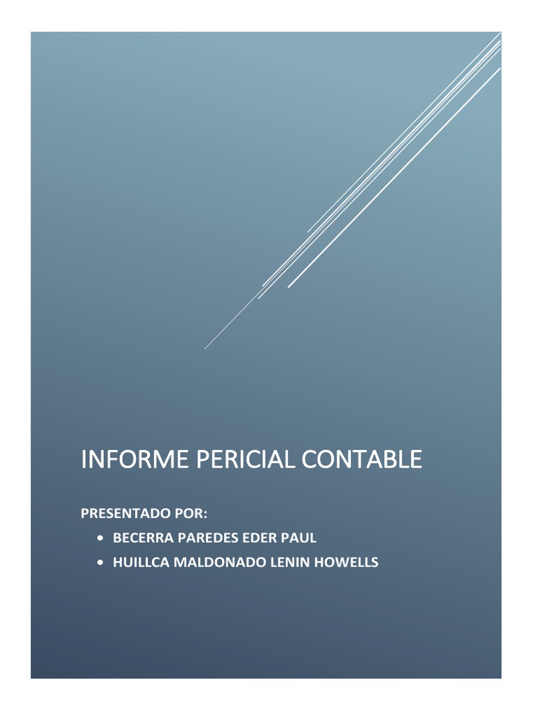 Informe Pericial Contable: Expediente 2007-01916 | PDF | Pagaré | Bancario
