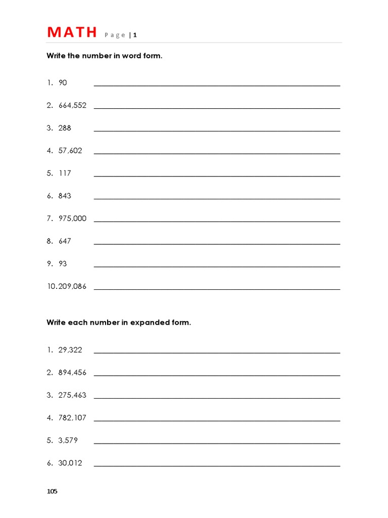 Math Reviewer - Grade 3 | PDF | Lexicology | Mathematical Notation