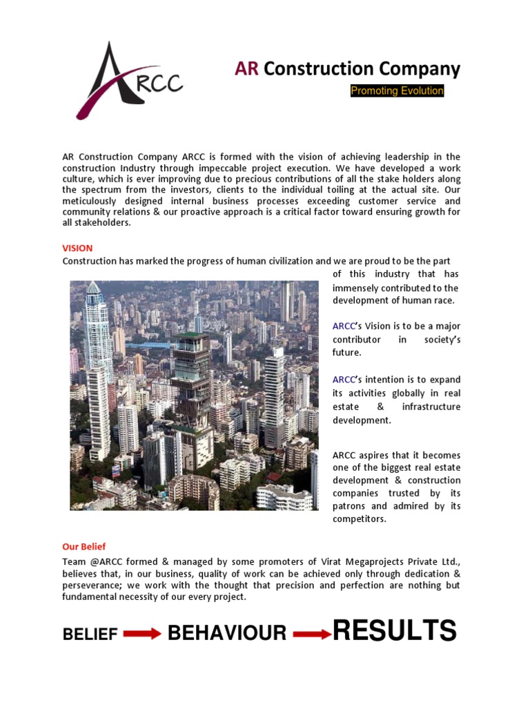 Arcc Profile HR | PDF | Occupational Safety And Health | Sustainability