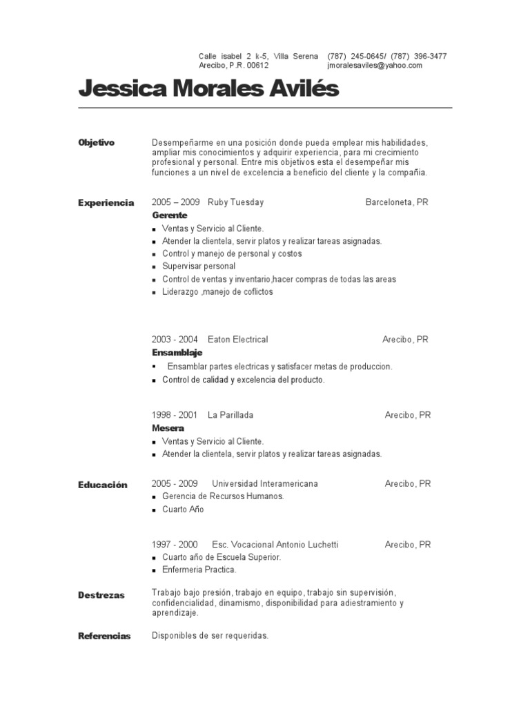 Resume Profesional Jessica UPDATED | PDF