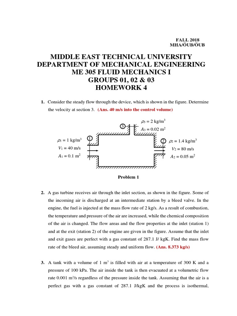 Fluid Problems | Download Free PDF | Jet Engine | Fluid Dynamics