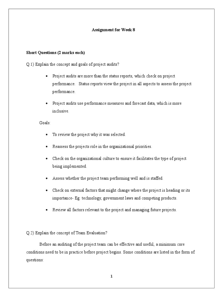 Assessing Project Performance: An Analysis of the Key Components of a ...