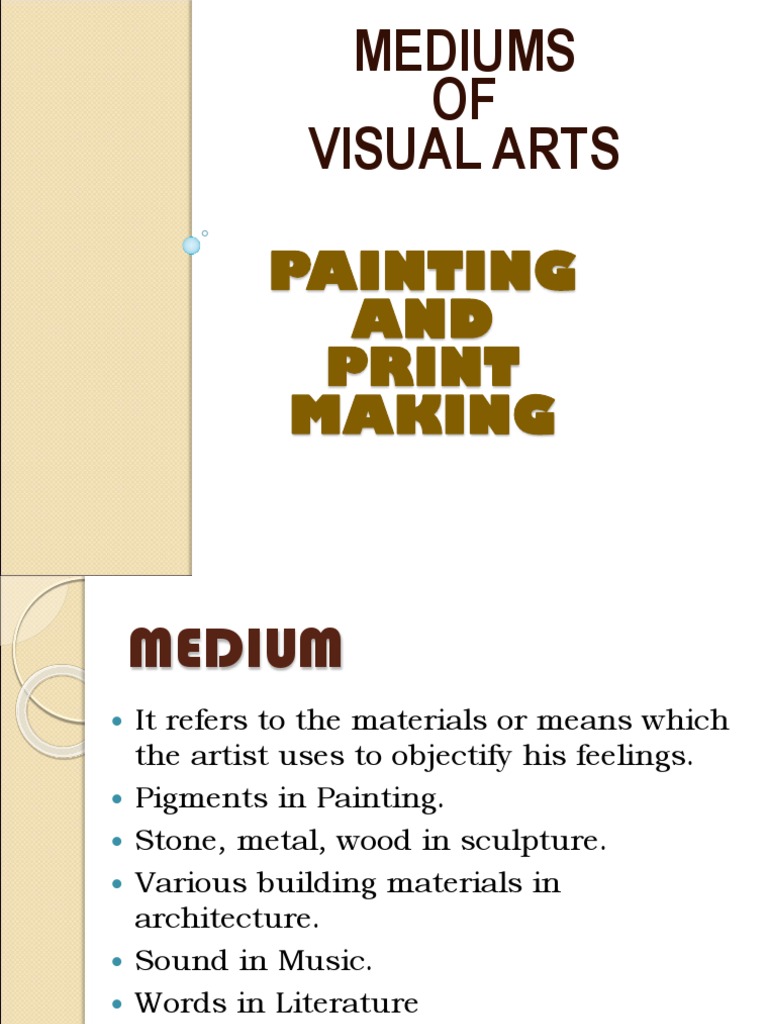 The Versatile Visual Arts: Exploring a Wide Range of Painting and ...