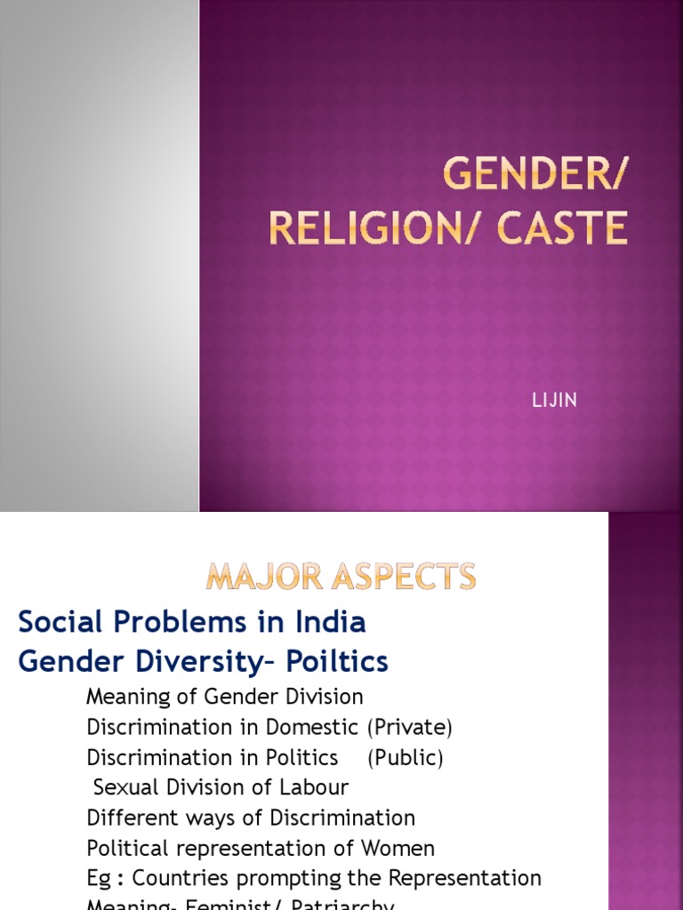 Gender & Caste in Indian Politics | PDF | Caste | Woman