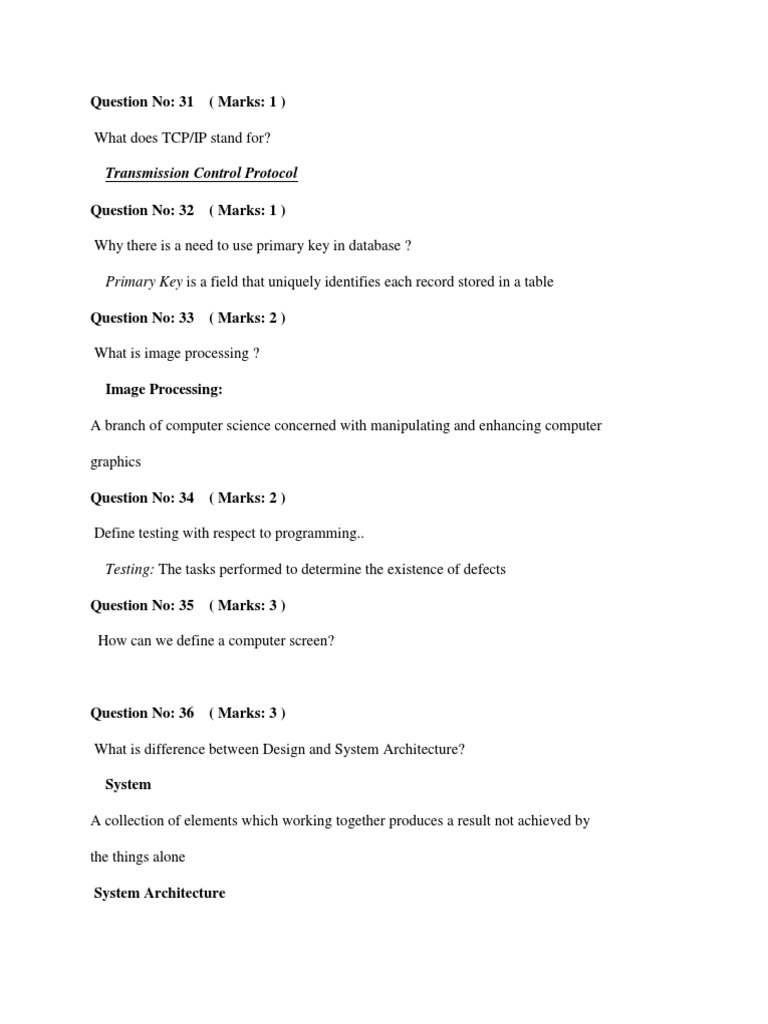 CS101 Solved Subjective Part Midterm File | PDF | Central Processing ... CS101 Solved Subjective Part Midterm File | PDF | Central Processing ...