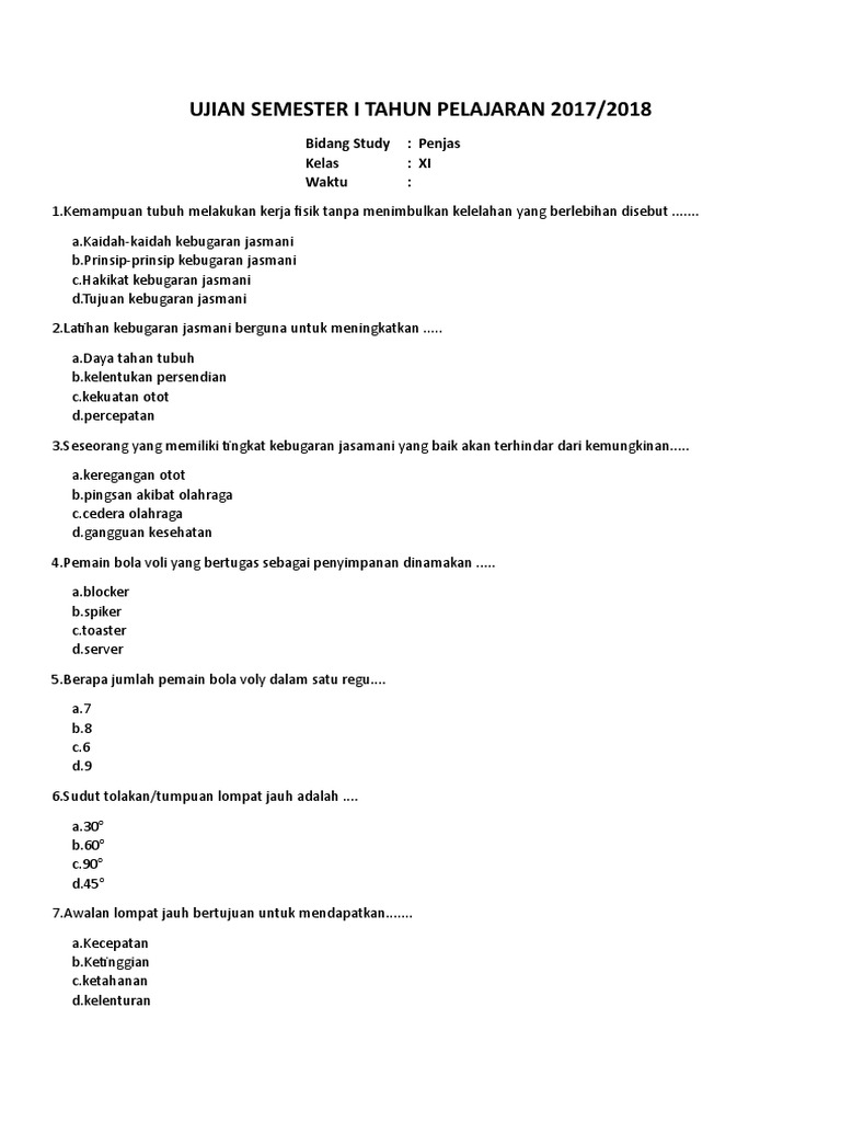 HSNSJ | PDF | Olahraga & Rekreasi
