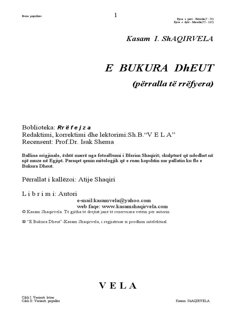 E Bukura e Dheut | PDF