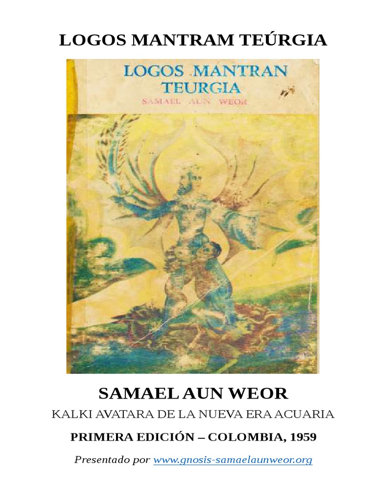 1959 Samael Aun Weor Logos Mantram Teurgia PDF | PDF | Sonido | Jesús