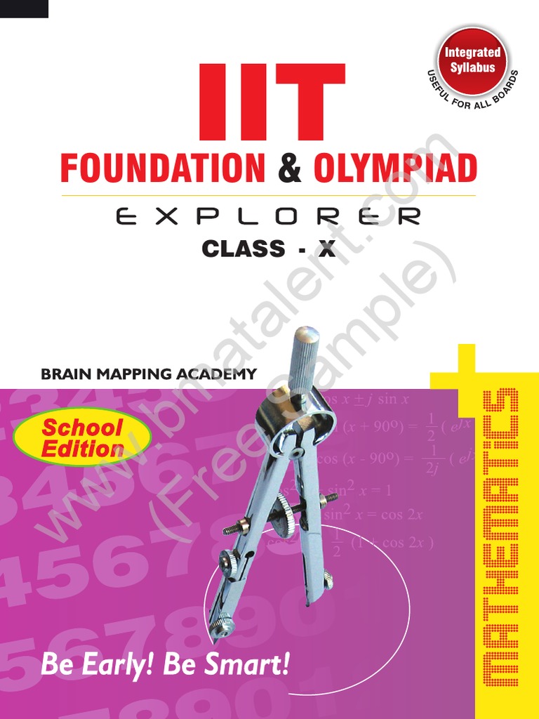 IIT-Foundation School-Edition Class 10 Maths Sample PDF | PDF ...