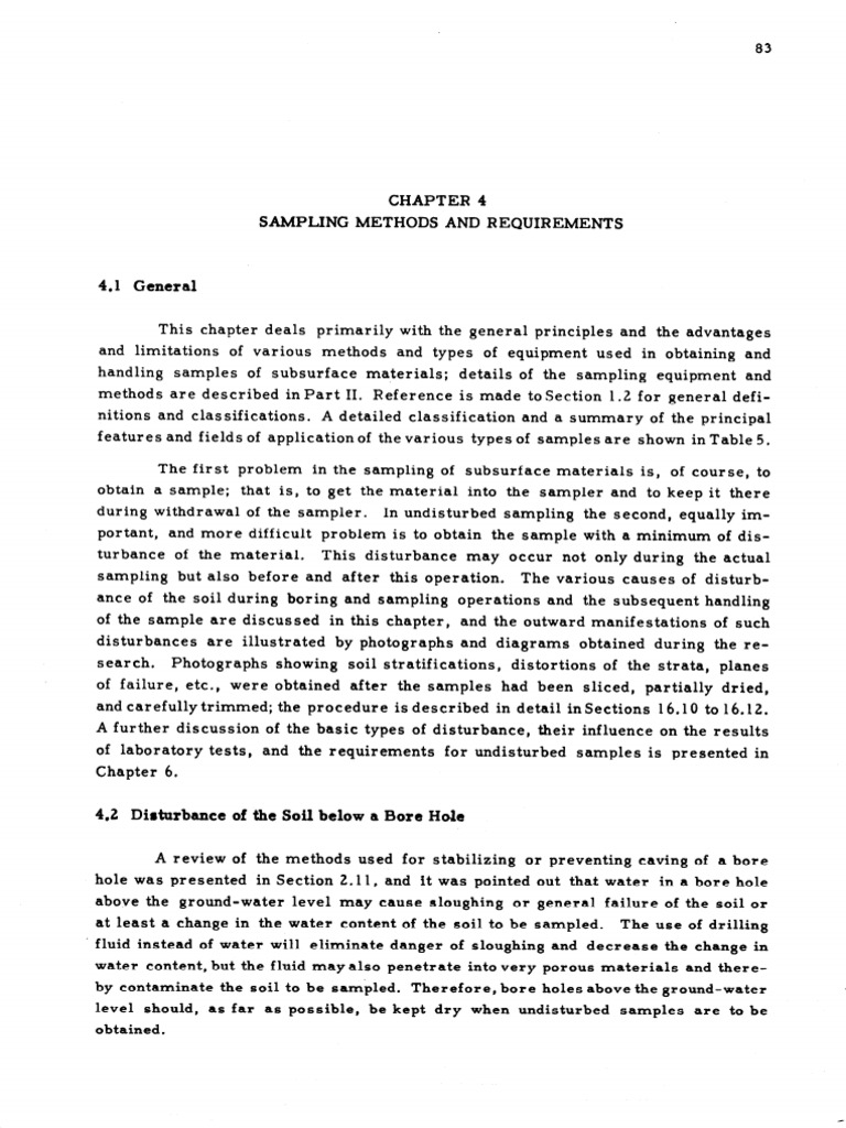 Subsurface Exploration and Sampling of Soils For Civil Engineering ...