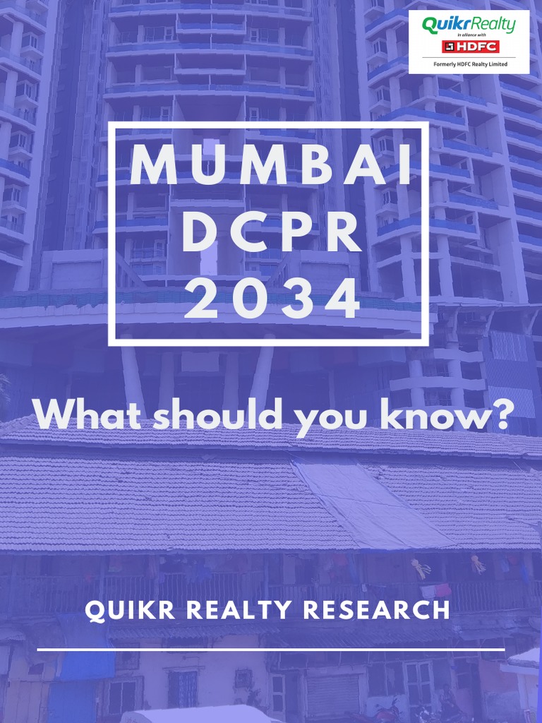 VARIOUS REDEVELOPMENT SCHEMES UNDER MUMBAI DCPR 2034,, 41% OFF